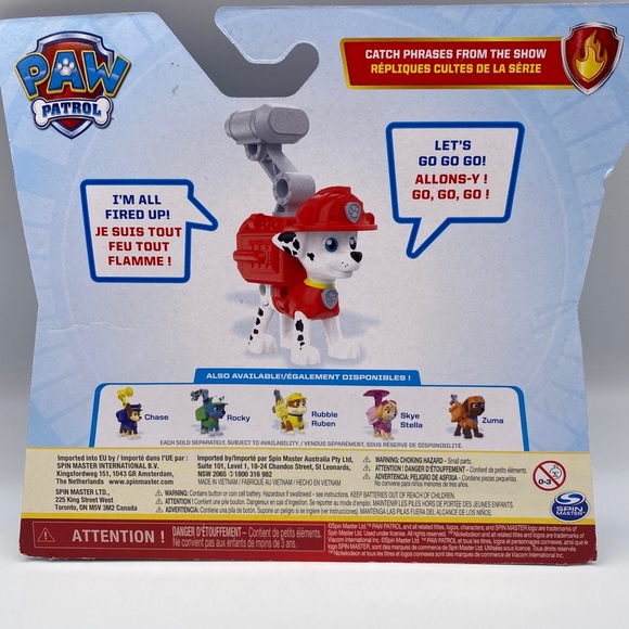 Toys | New Paw Patrol Toy Talking Marshall Im All Fired Up 3 Action ...